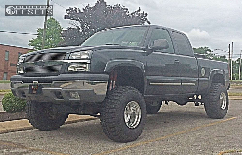 2004 Chevrolet Silverado 1500 with 15x12 -64 Weld Racing Typhoon and 35 ...