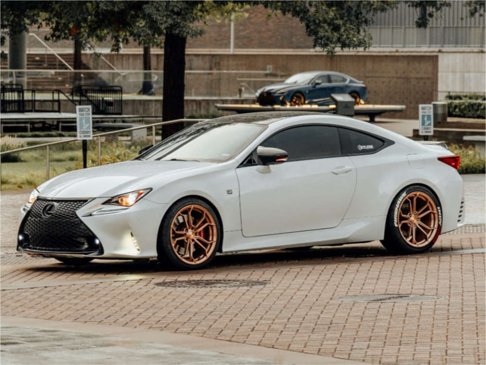 2016 Lexus RC350 HellaFlush Lowering Springs | Custom Offsets