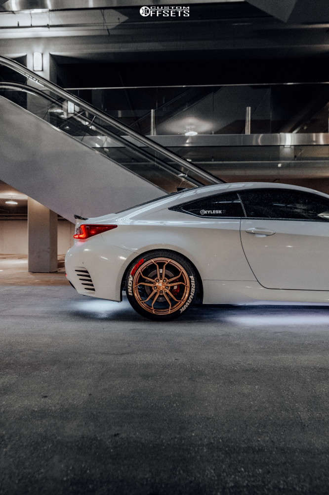 2016 Lexus RC350 HellaFlush Lowering Springs | Custom Offsets