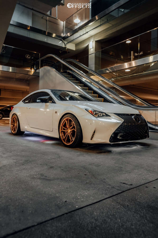 2016 Lexus RC350 HellaFlush Lowering Springs | Custom Offsets