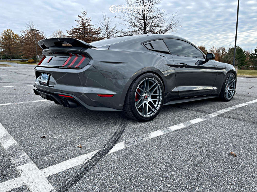 2019 Ford Mustang with 20x9.5 30 Curva C300 and 285/30R20 BFGoodrich G ...
