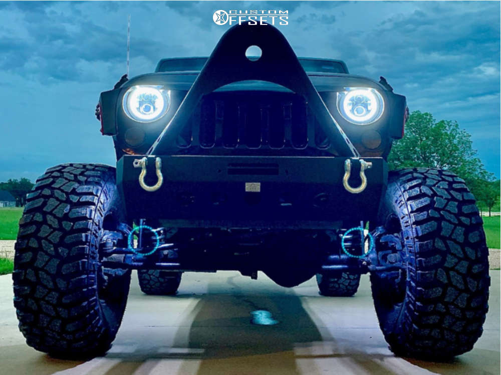 2011 Jeep Wrangler with 18x9 -13 Fuel Assault D576 and 37/13.5R18 ...