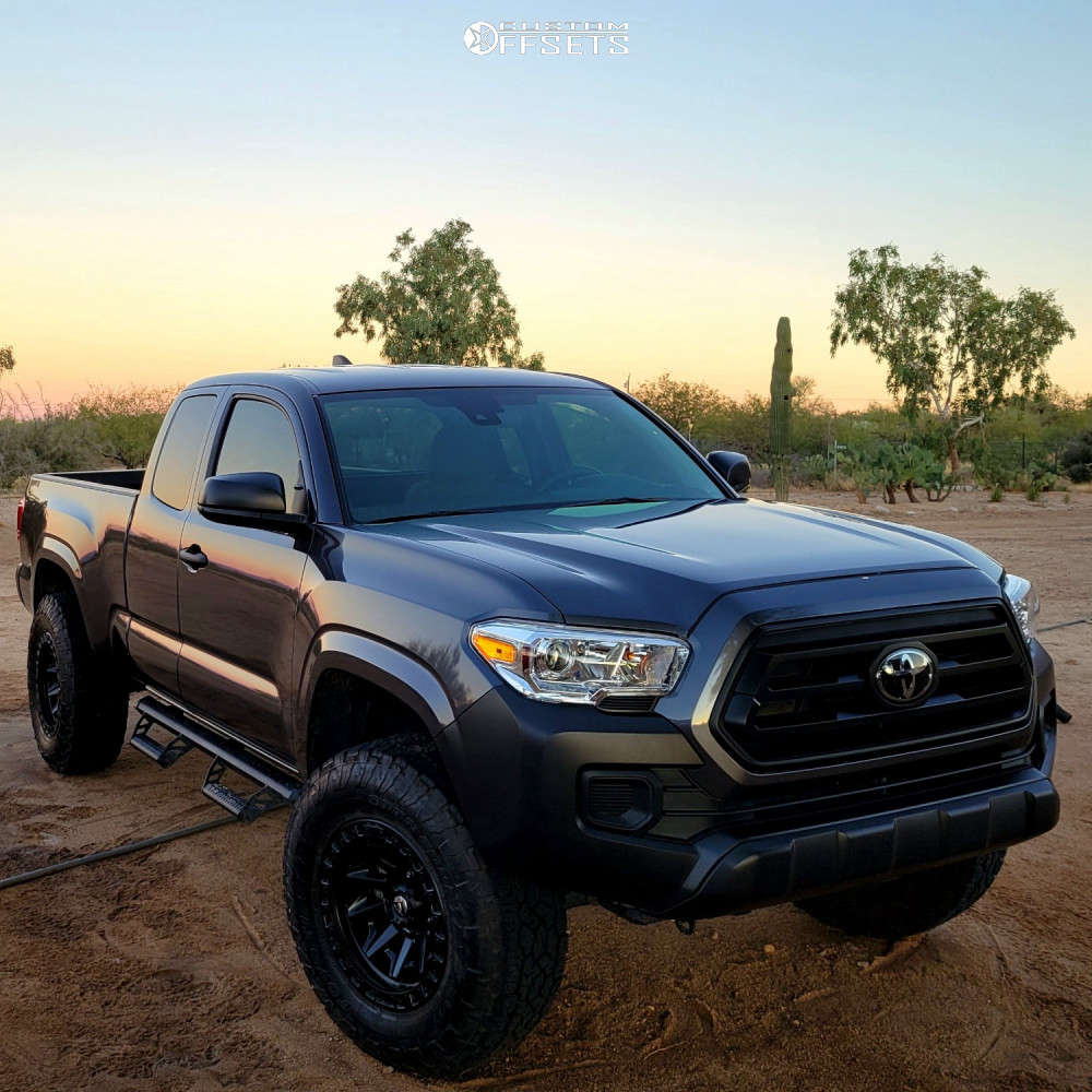 2021 Toyota Tacoma with 17x9 -12 Fuel Covert and 285/70R17 Toyo Tires ...