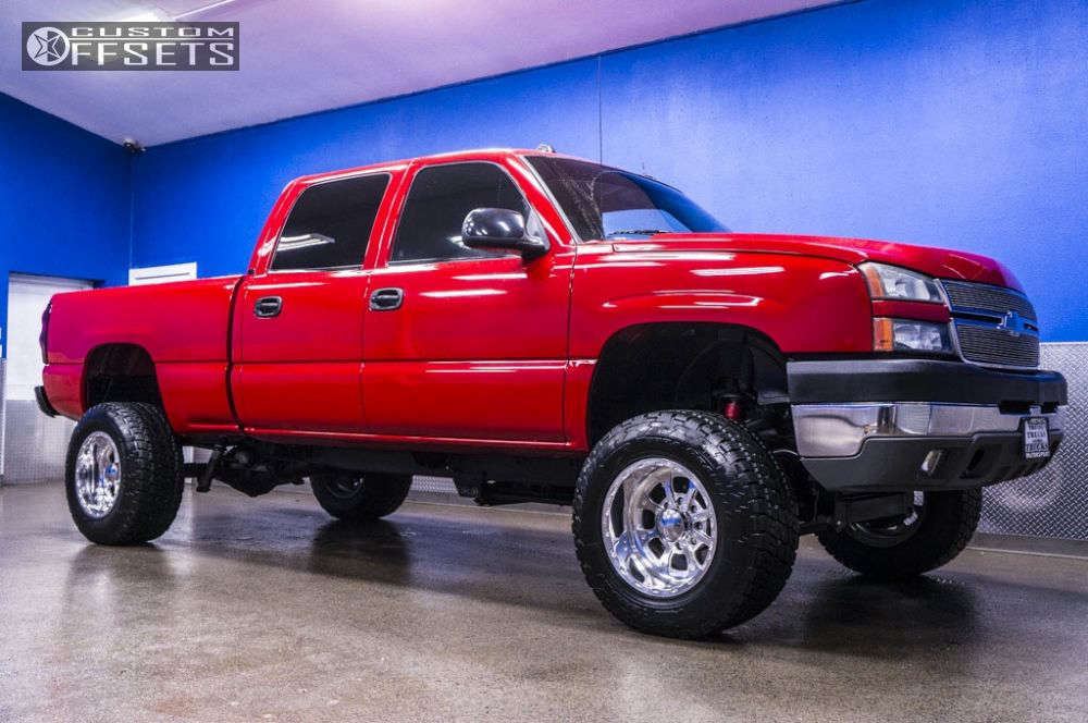 2005 Chevrolet Silverado 2500 HD with 18x12 -51 Weld Racing Dune 8 and ...
