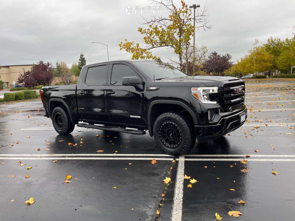 2021 GMC Sierra 1500 with 18x9 0 Method Mr305 and 33/10.5R18 Nitto ...
