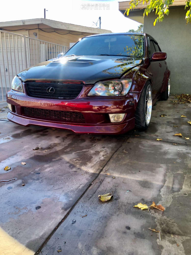 2001 Lexus IS300 with 18x9.5 10 Cosmis Racing Xt-006r and 245/40R18 ...