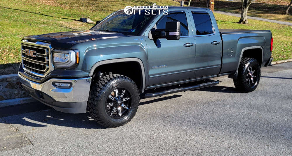 2018 GMC Sierra 1500 with 18x9 12 Vision Manic and 275/65R18 Ironman ...
