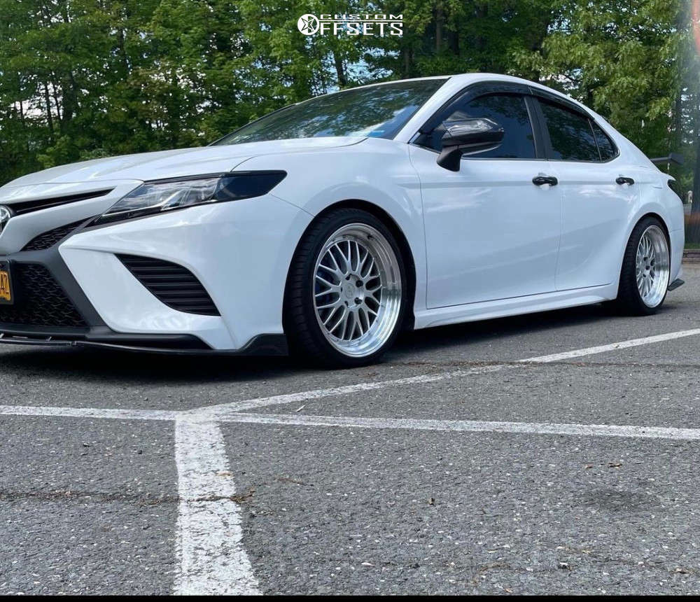 2018 Toyota Camry with 19x8.5 35 ESR Cr1 and 235/30R19 Achilles At ...