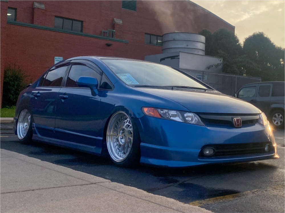 2008 Honda Civic Nearly Flush Air Suspension | Custom Offsets