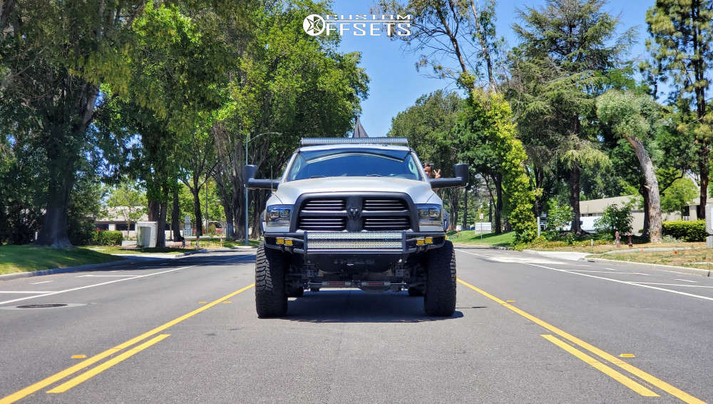 2014 Ram 2500 with 18x9.5 -18 Black Rhino Abrams and 35/12.5R18 Radar ...