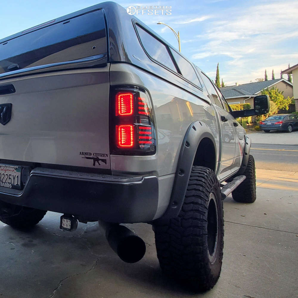 2014 Ram 2500 with 18x9.5 -18 Black Rhino Abrams and 35/12.5R18 Radar ...
