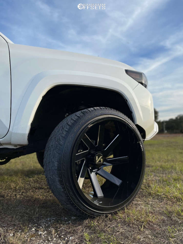 2019 Toyota Tacoma with 24x14 -81 ARKON OFF-ROAD Lincoln and 305/35R24 ...