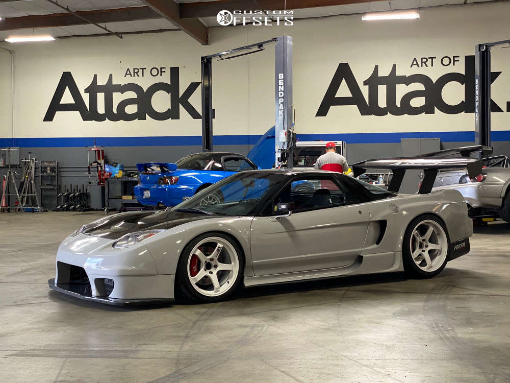 1991 Acura NSX with 18x9.5 29 Advan Gt and 245/35R18 Federal 595 Rs-rr ...