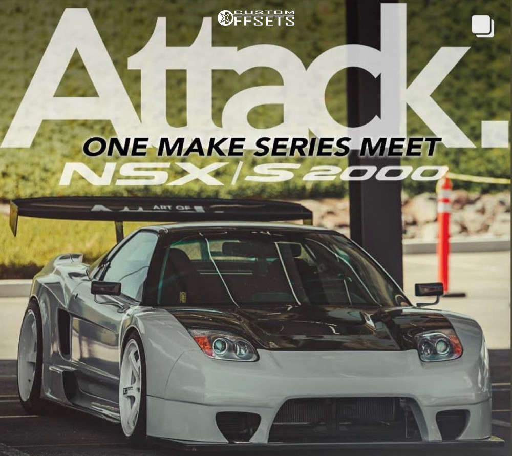 1991 Acura NSX with 18x9.5 29 Advan Gt and 245/35R18 Federal 595 Rs-rr ...