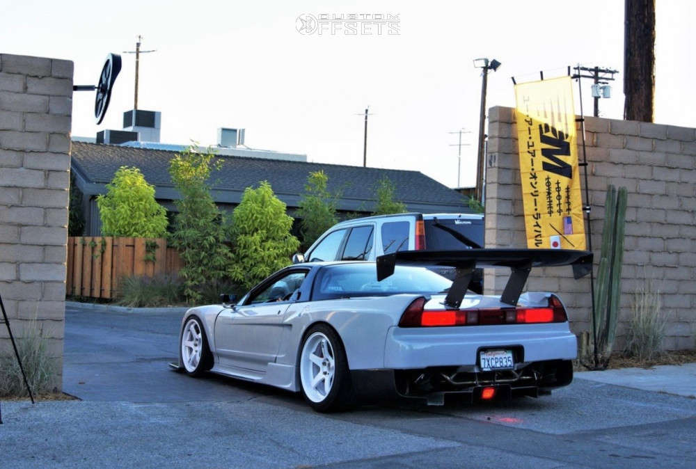 1991 Acura NSX with 18x9.5 29 Advan Gt and 245/35R18 Federal 595 Rs-rr ...