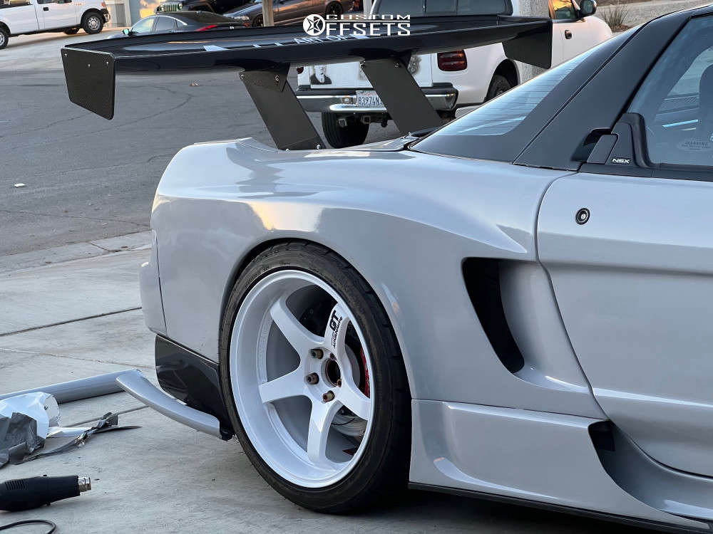 1991 Acura NSX with 18x9.5 29 Advan Gt and 245/35R18 Federal 595 Rs-rr ...