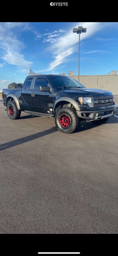 2010 Ford Raptor with 17x8.5 0 Method Mr305 and 35/70R17 Goodyear Tire ...
