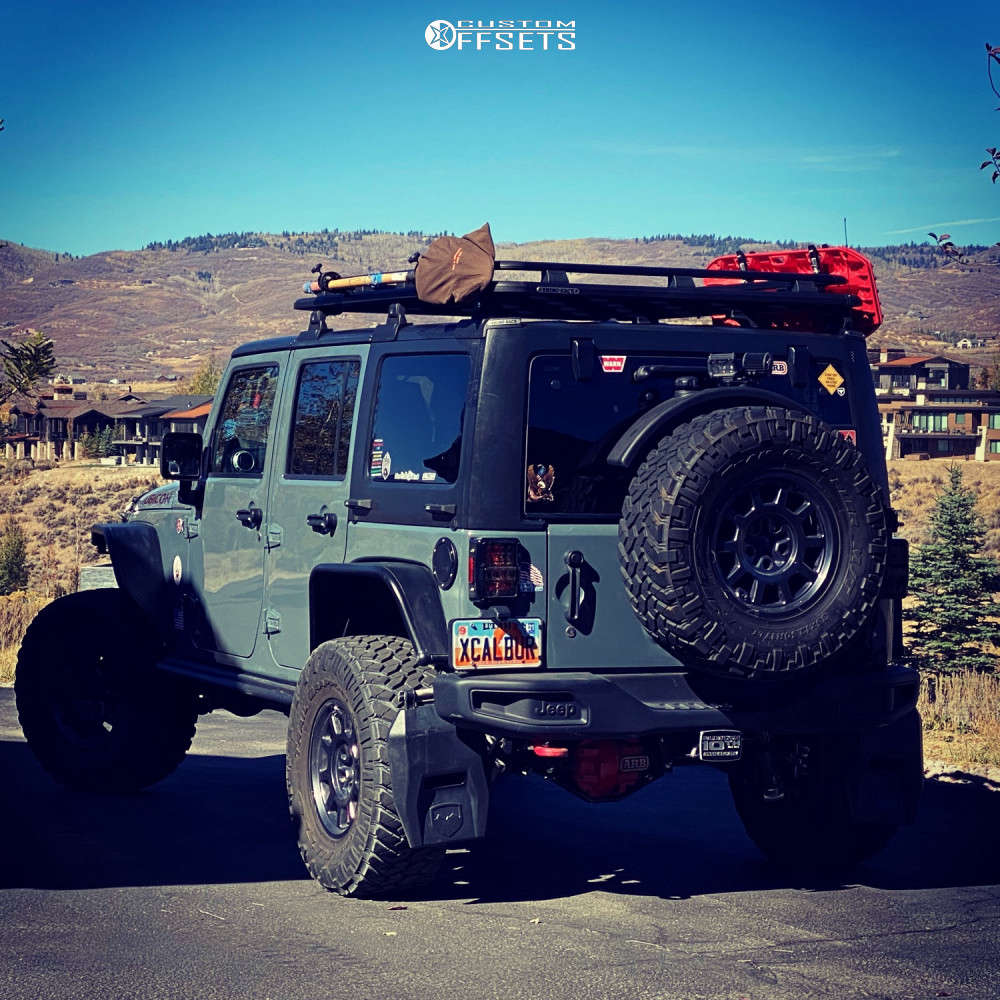 2013 Jeep Wrangler with 17x8.5 24 AEV Salta and 35/12.5R17 Nitto Trail ...