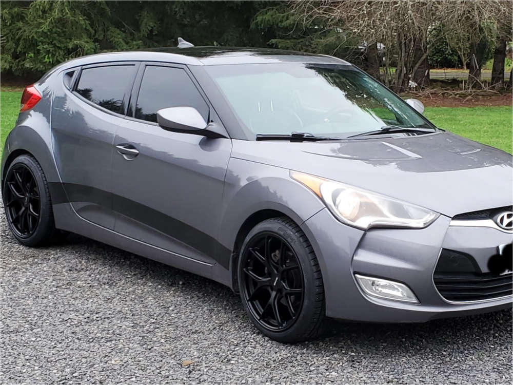 2012 Hyundai Veloster Stock | Custom Offsets