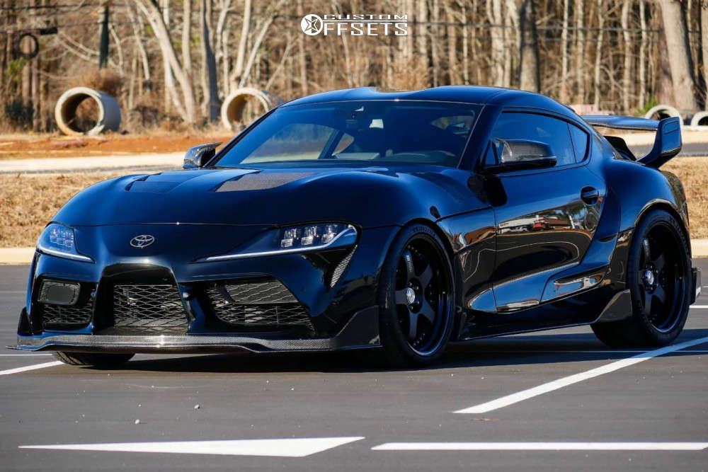2021 Toyota GR Supra with 20x9.5 19 SSR Sp1 and 275/30R20 Michelin ...