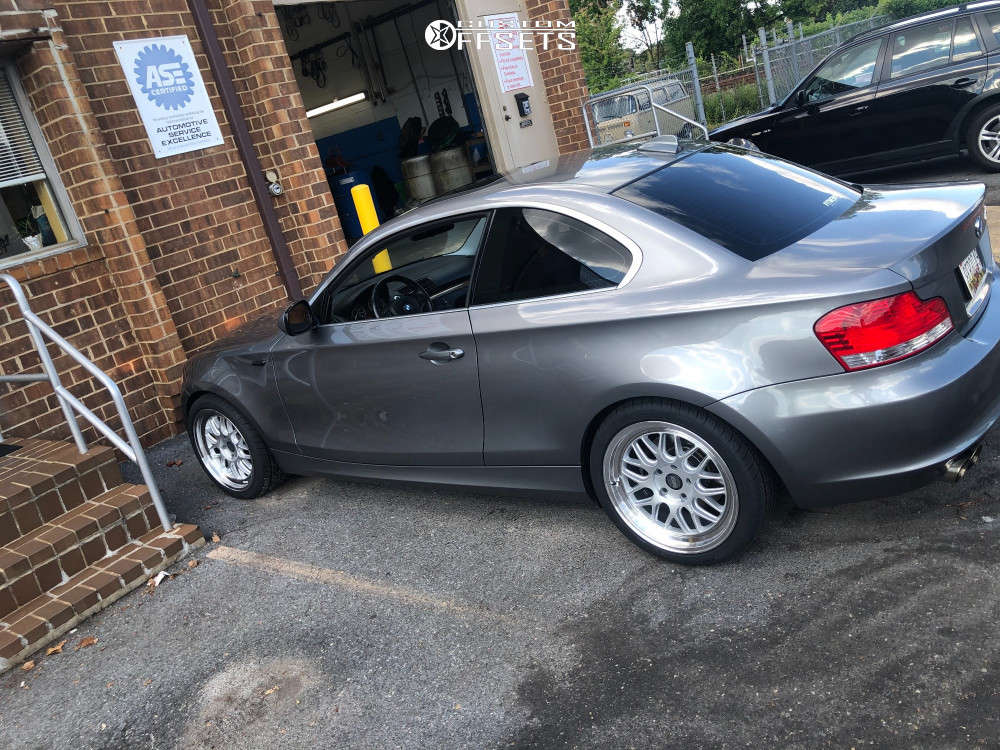 2011 BMW 128i with 18x8.5 30 ESR Cr1 and 255/35R18 Vercelli Strada Ii ...