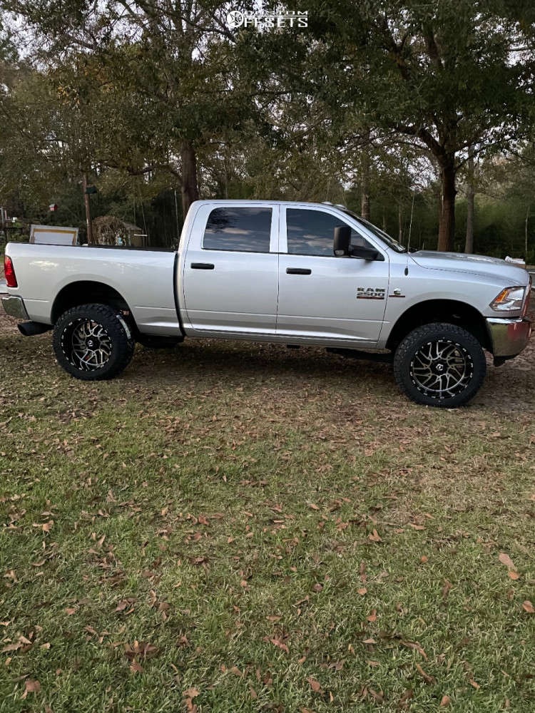 2018 Ram 2500 with 22x12 -44 TIS 544MB and 35/12.5R22 Kenda Klever R/t ...