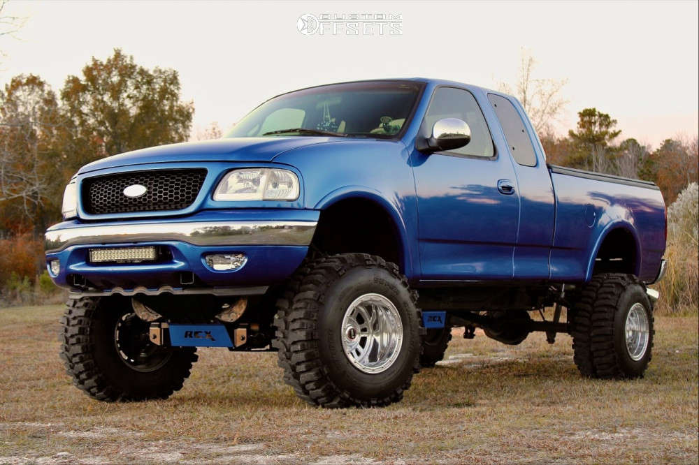 2000 Ford F-150 with 16.5x14 -76 Weld Racing Stone Crusher and 37/13 ...