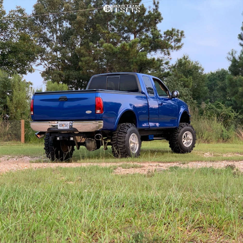 2000 Ford F-150 with 16.5x14 -76 Weld Racing Stone Crusher and 37/13 ...