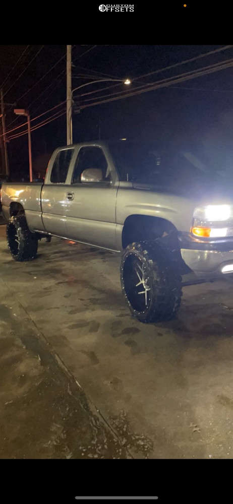 2000 Chevrolet Silverado 1500 with 24x12 -51 Vision Sliver and 35/12 ...