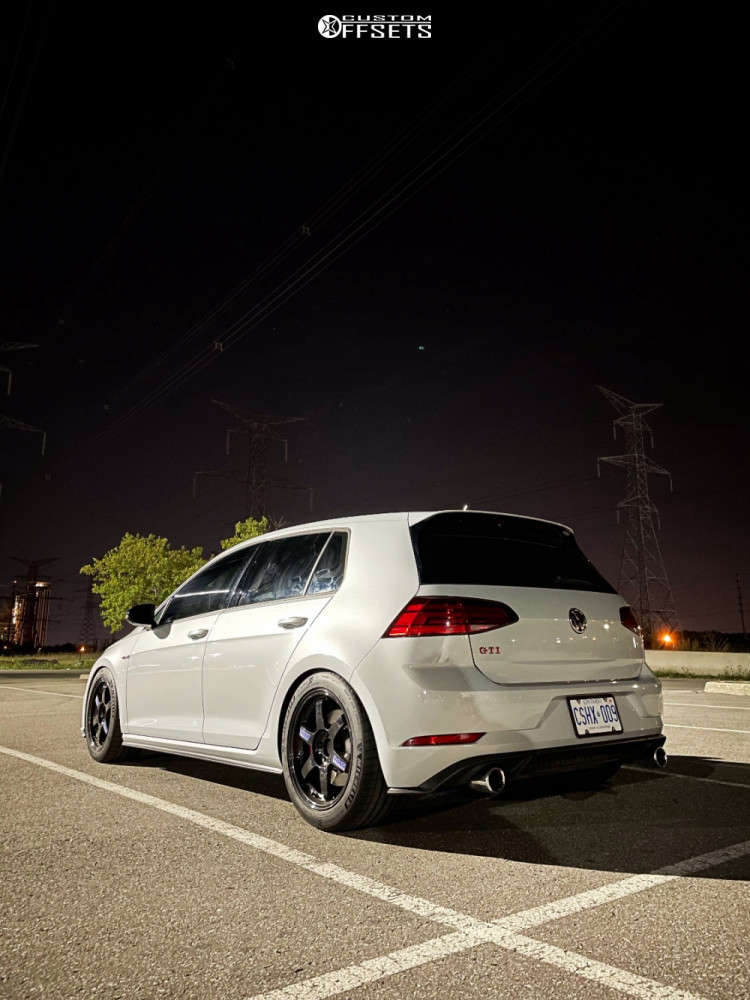 2019 Volkswagen GTI Nearly Flush Lowering Springs | Custom Offsets
