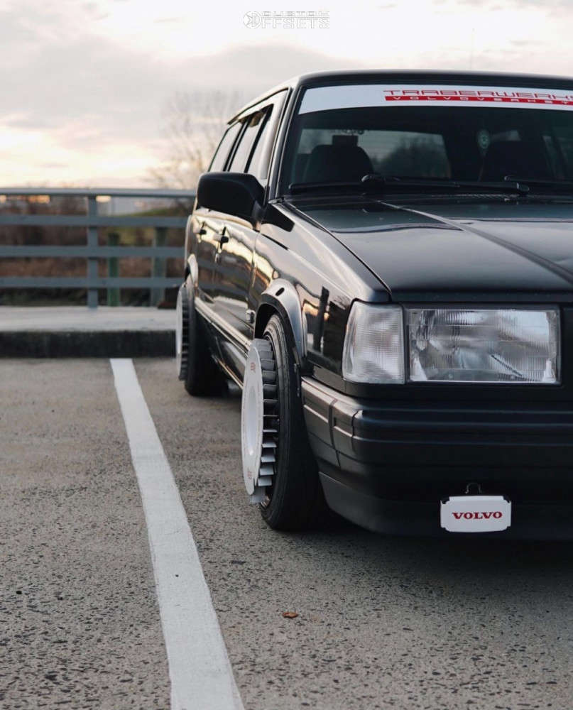 1993 Volvo 940 with 16x8 12 Diamond Racing Pro Street and 195/45R16 ...
