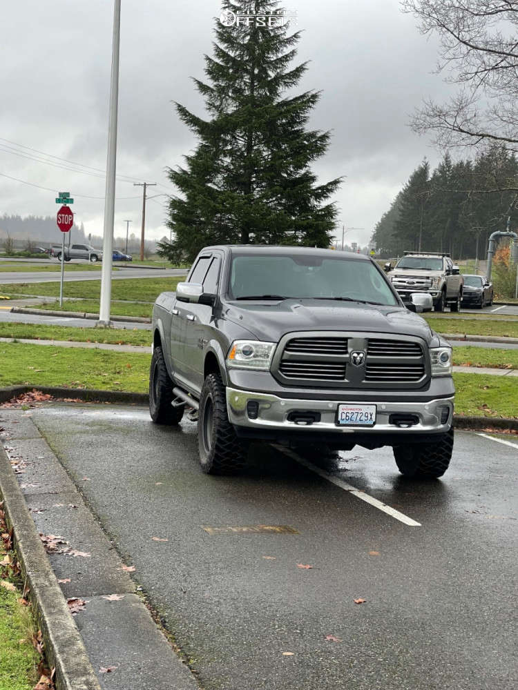 2016 Ram 1500 with 20x12 -44 Fuel Rampage and 35/12.5R20 Maxxis Razr M ...