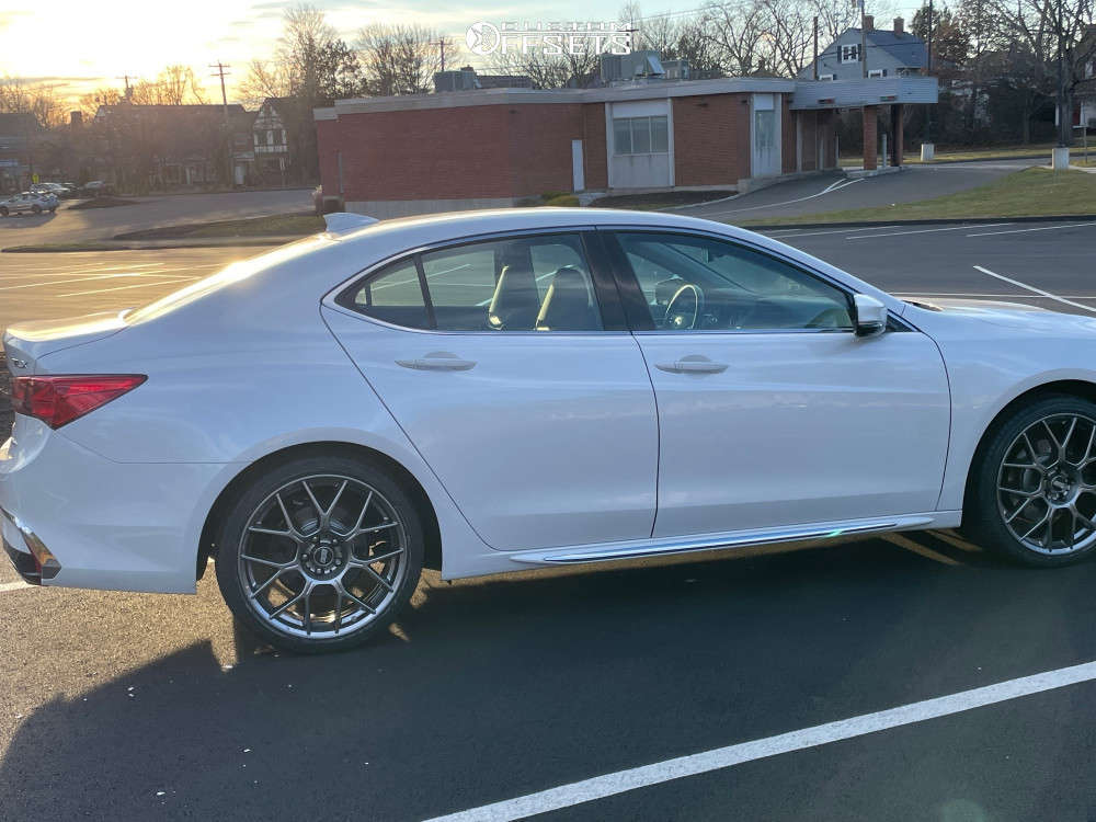 2020 Acura TLX with 20x8.5 40 BBS Xr and 245/35R20 Bridgestone Potenza ...