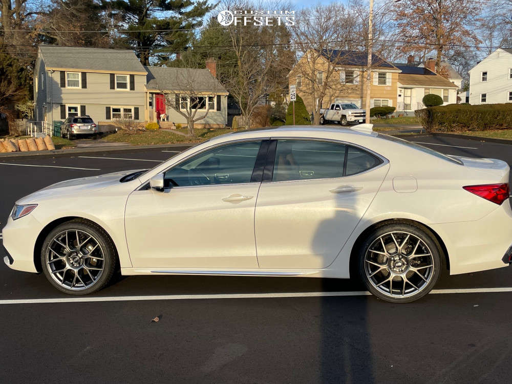 2020 Acura TLX with 20x8.5 40 BBS Xr and 245/35R20 Bridgestone Potenza ...
