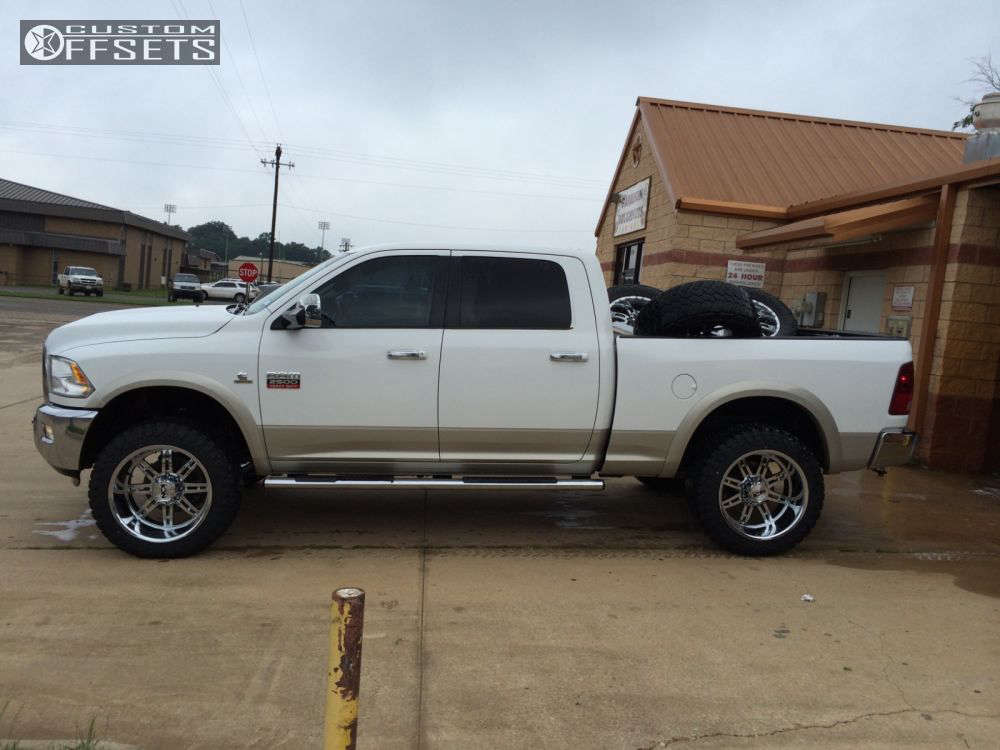 2010 Ram 2500 with 22x12 -44 Alloy Ion Style 183 and 35/12.5R22 Atturo ...