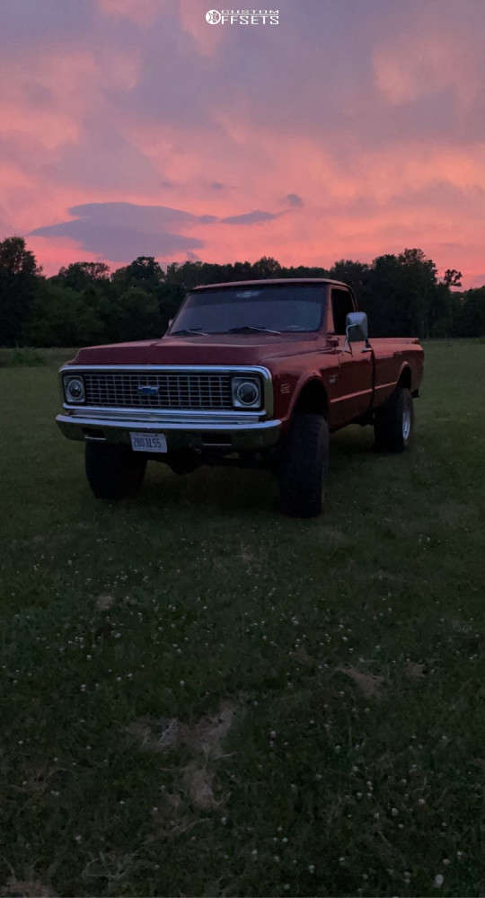 1972 Chevrolet K20 Pickup with 16x10 -25 Pro Comp Series 69 and 35/12 ...