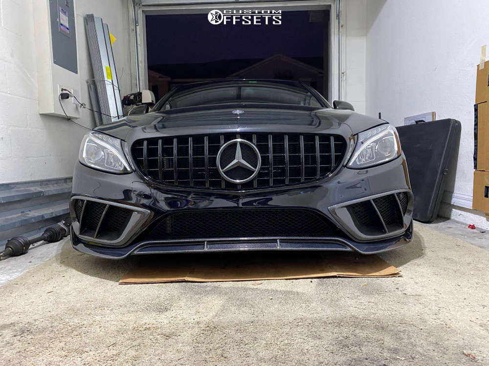 2018 Mercedes-Benz C300 with 19x8.5 35 Rohana Rfx11 and 225/40R19 ...