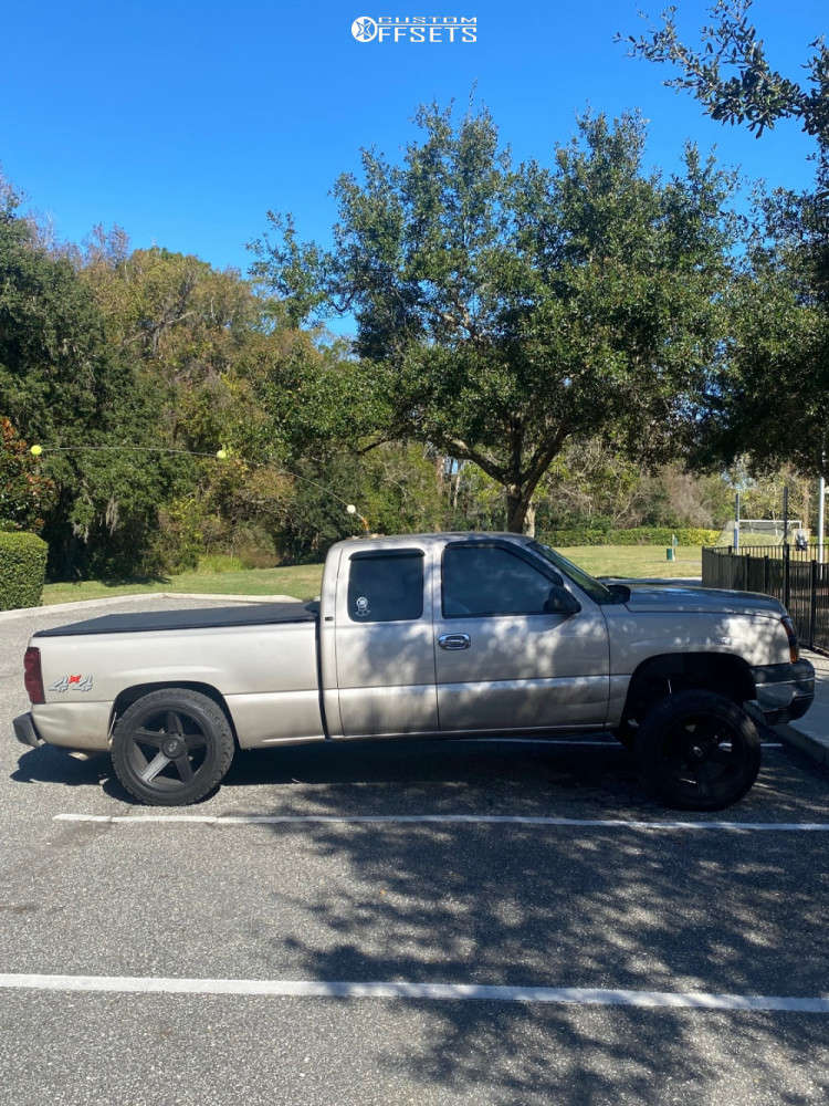 2006 Chevrolet Silverado 1500 with 22x12 -44 Vision Empire and 33/12 ...