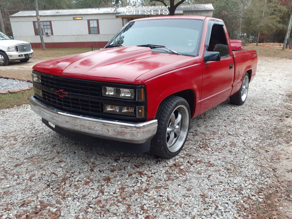 1992 Chevrolet C1500 with 20x9 0 Rev Offroad Classic 100 and 27/9.5R20 ...