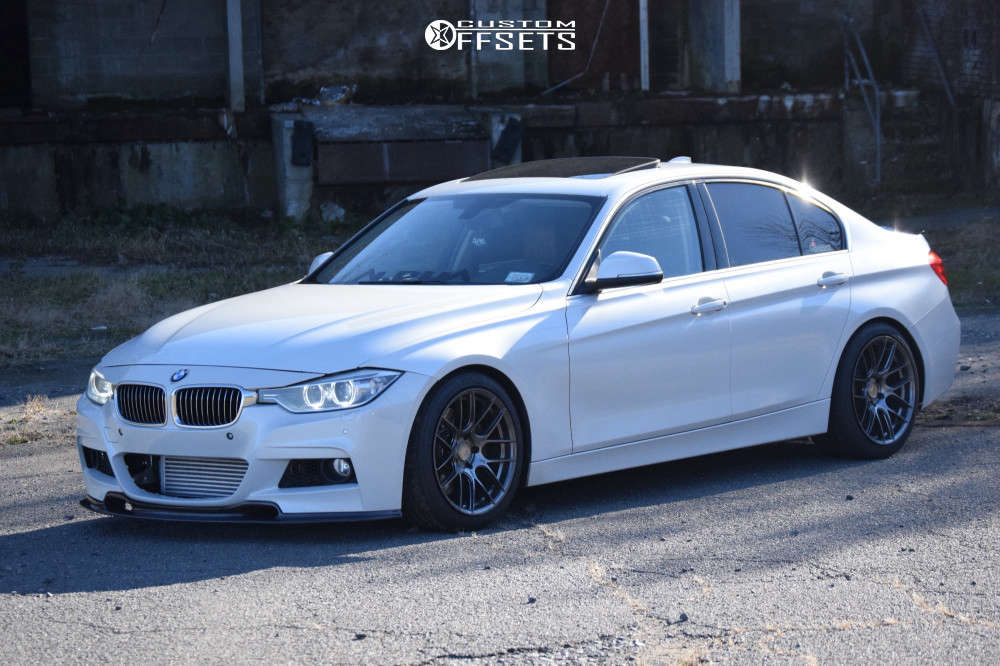 2015 BMW 335i XDrive with 18x9.5 35 Aodhan Ah-x and 245/40R18 ...