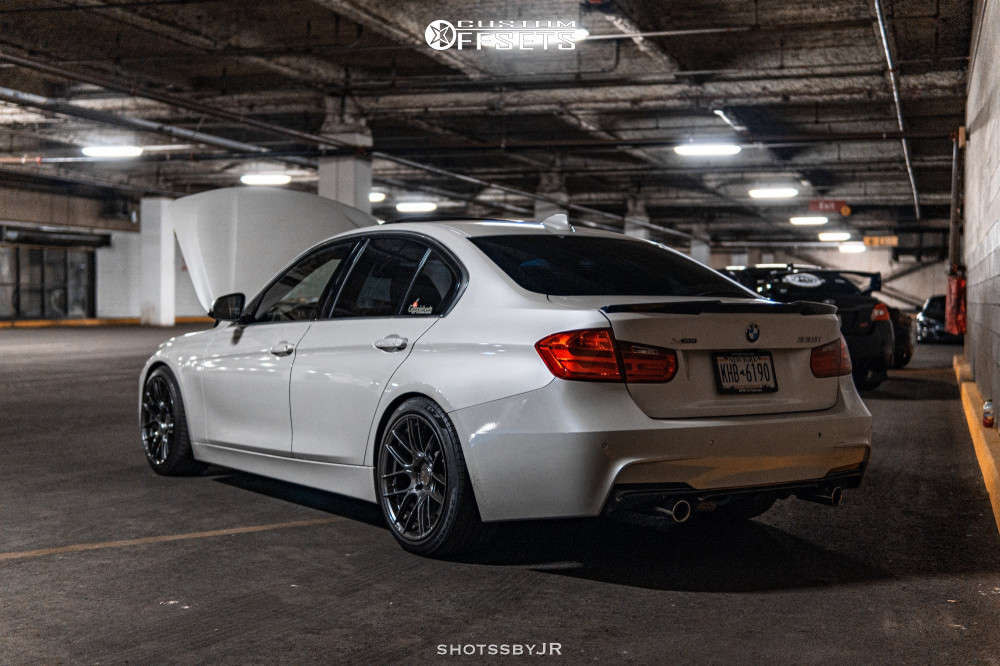 2015 BMW 335i XDrive with 18x9.5 35 Aodhan Ah-x and 245/40R18 ...