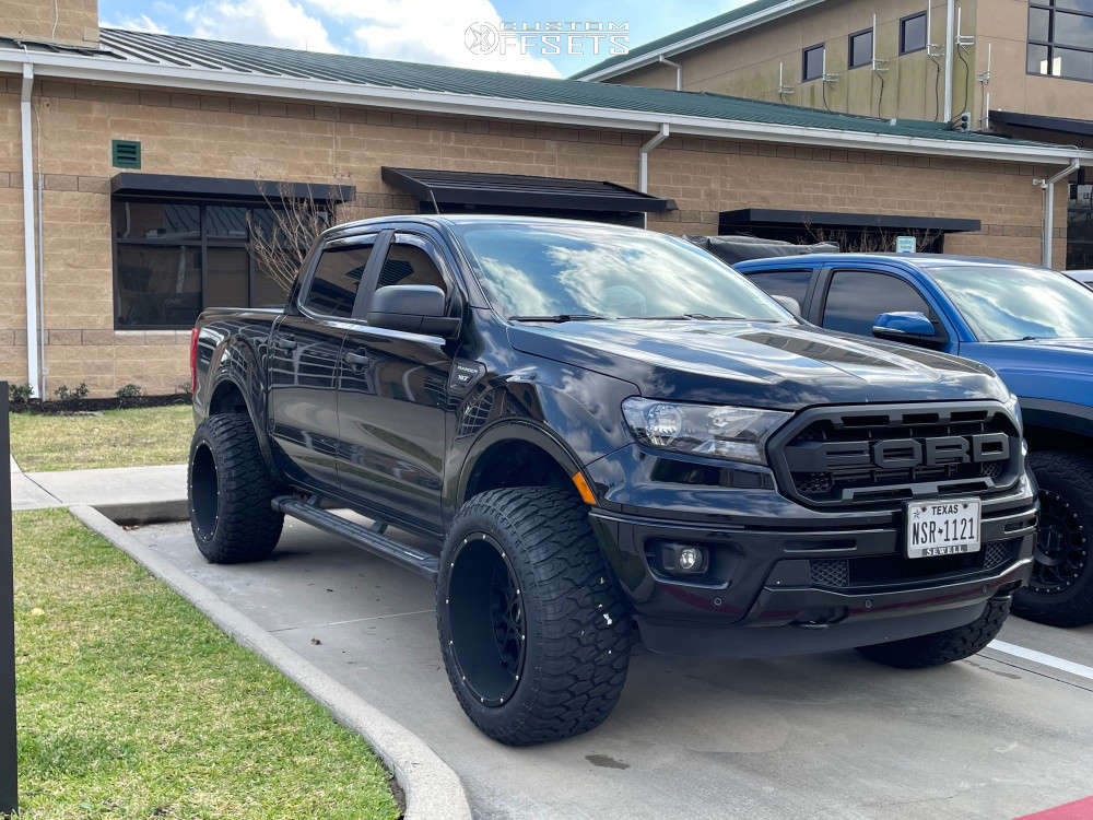 2019 Ford Ranger with 20x12 -51 Vision Rocker 412 and 33/12.5R20 ...