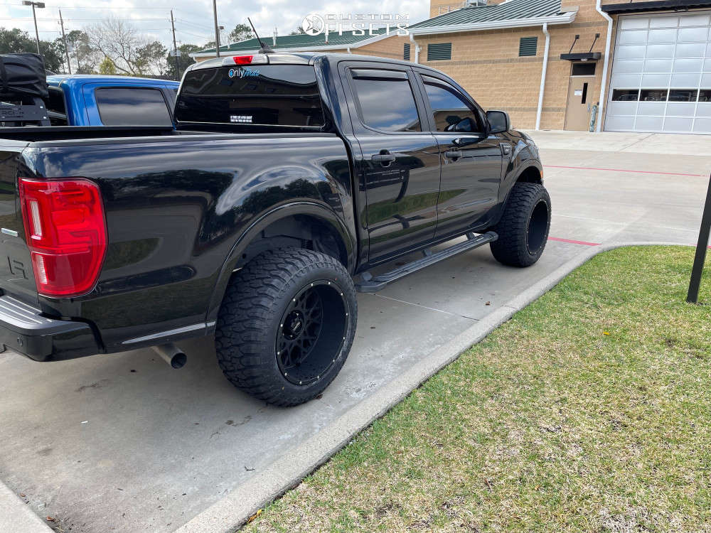 2019 Ford Ranger with 20x12 -51 Vision Rocker 412 and 33/12.5R20 ...