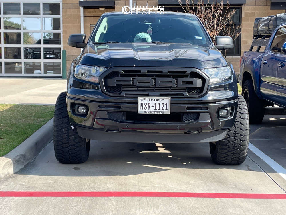 2019 Ford Ranger with 20x12 -51 Vision Rocker 412 and 33/12.5R20 ...