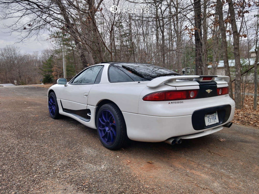 1996 Mitsubishi 3000GT Wheel Offset HellaFlush Stock | 2013272 | Custom ...
