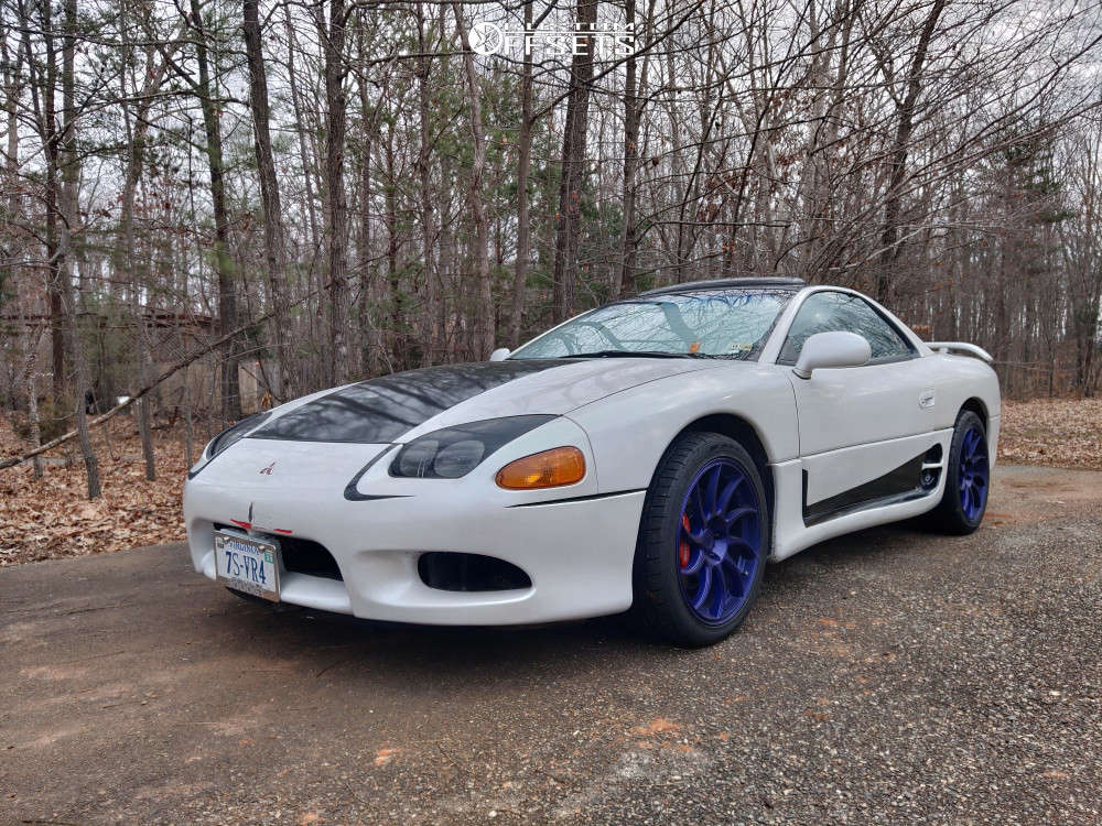1996 Mitsubishi 3000GT Wheel Offset HellaFlush Stock | 2013272 | Custom ...