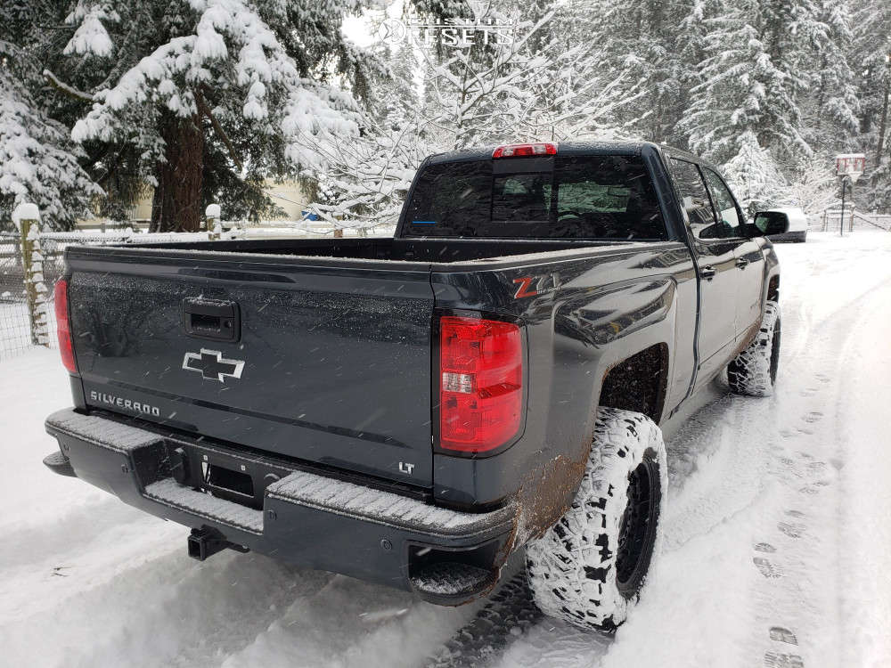 2018 Chevrolet Silverado 1500 with 18x9.5 -18 Black Rhino Arsenal and ...