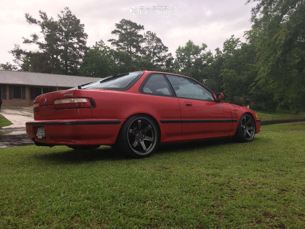 1993 Acura Integra with 17x8.25 32 JNC Jnc014 and 205/40R17 Nankang Ns ...