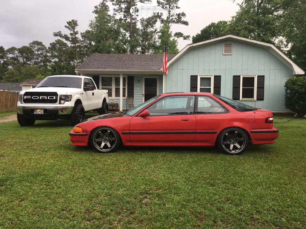 1993 Acura Integra with 17x8.25 32 JNC Jnc014 and 205/40R17 Nankang Ns ...