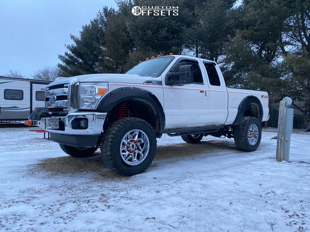 2011 Ford F-350 Super Duty with 20x10 -25 Vision 360 and 36/13.5R20 ...